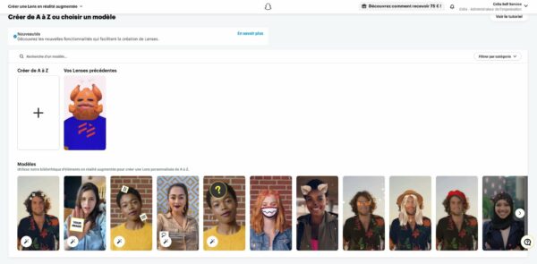 5 steps to create a Snapchat Lens with Lens Web Builder