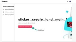 4 steps to create & use TikTok stickers