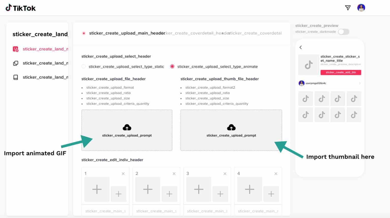 4 steps to create & use TikTok stickers